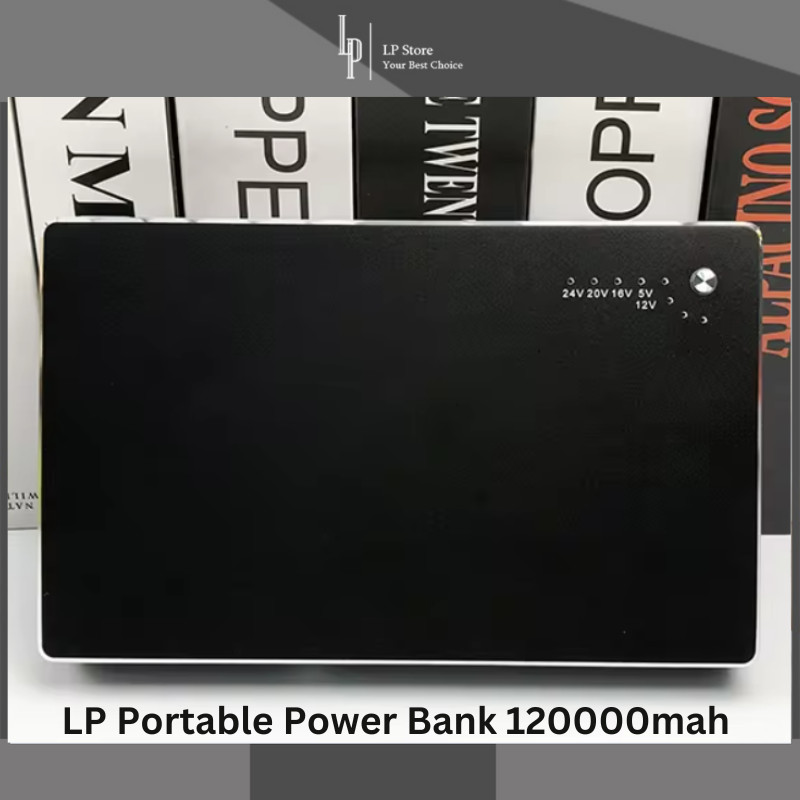 LP Portable Power Bank 19V30000mah LED Display 2 Outputs Laptop Mobile ...