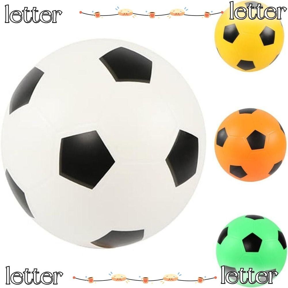 LETTER Soccer Ball, PVC Easy to Grip Football, High-Density Lightweight ...