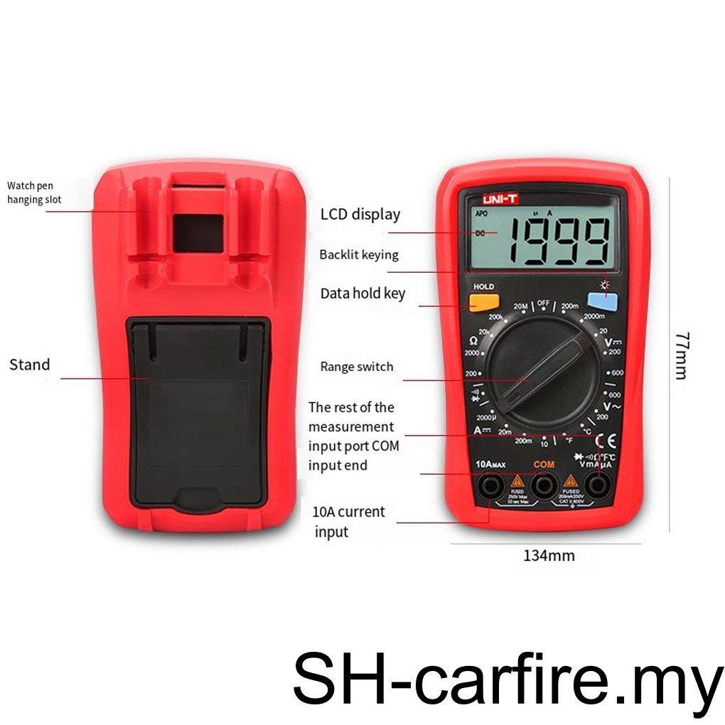 Frequency Meter Of Capacitor Tester Portable Digital Multimeter With ...