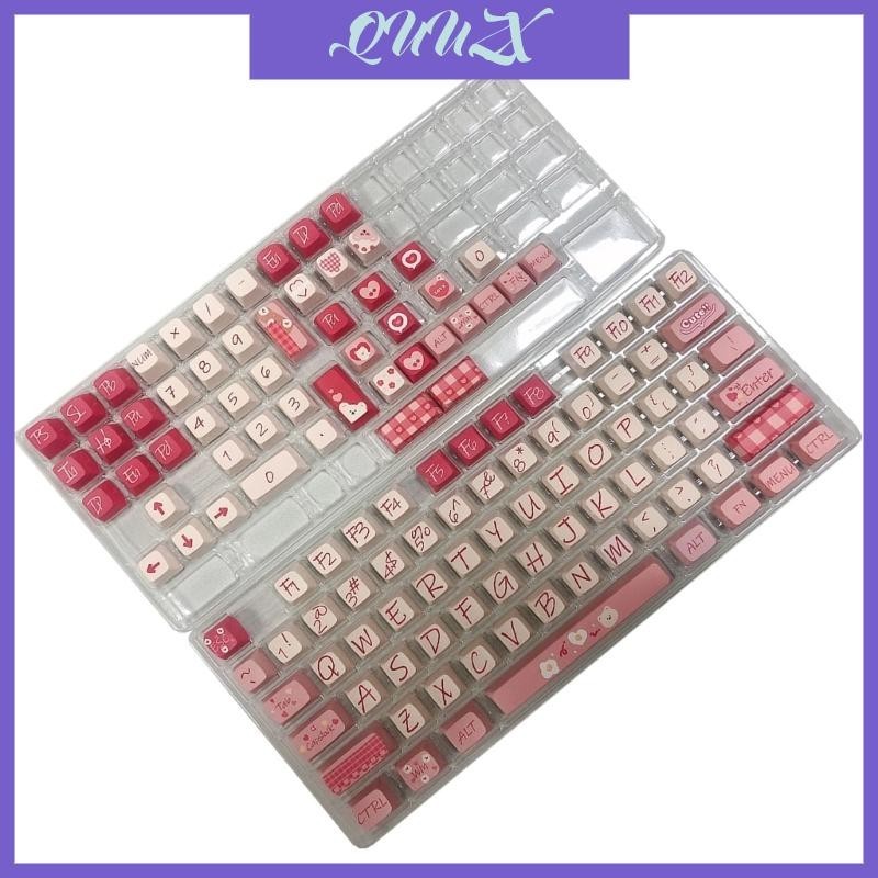 QUU Replacement Key Caps Set 126pcs PBT Heat Sublimation for Mechanical ...