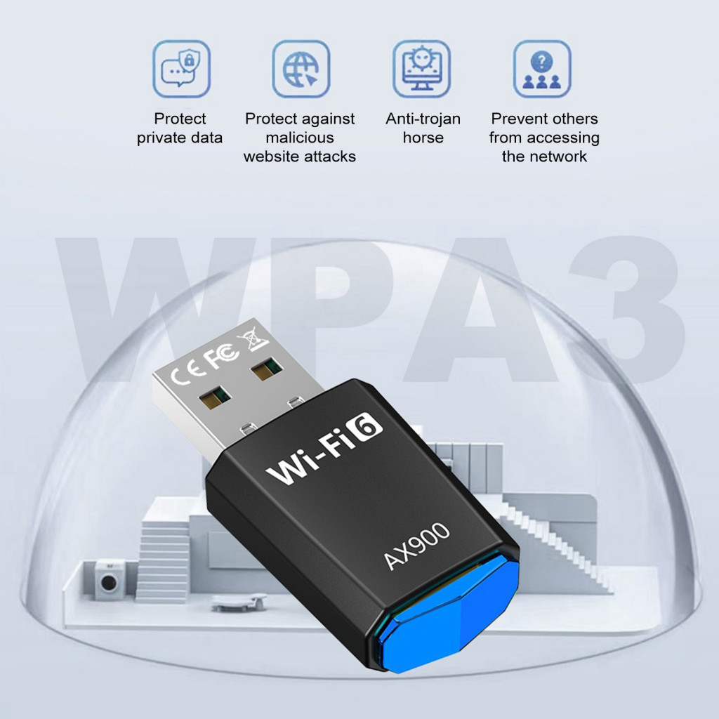 Desktop Wifi6 Adapter Wifi6 Usb Network Card High-speed Wifi 6 Usb ...