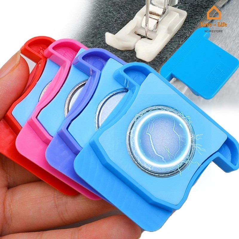 Magnet Gauge Edge Locator - Multi-functional Magnetic Seam Guide - Anti-Curling Plastic Lock ...
