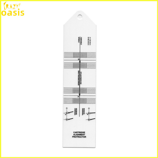 OAS Cartridge Alignment Protractor Acrylic Turntable Cartridge ...