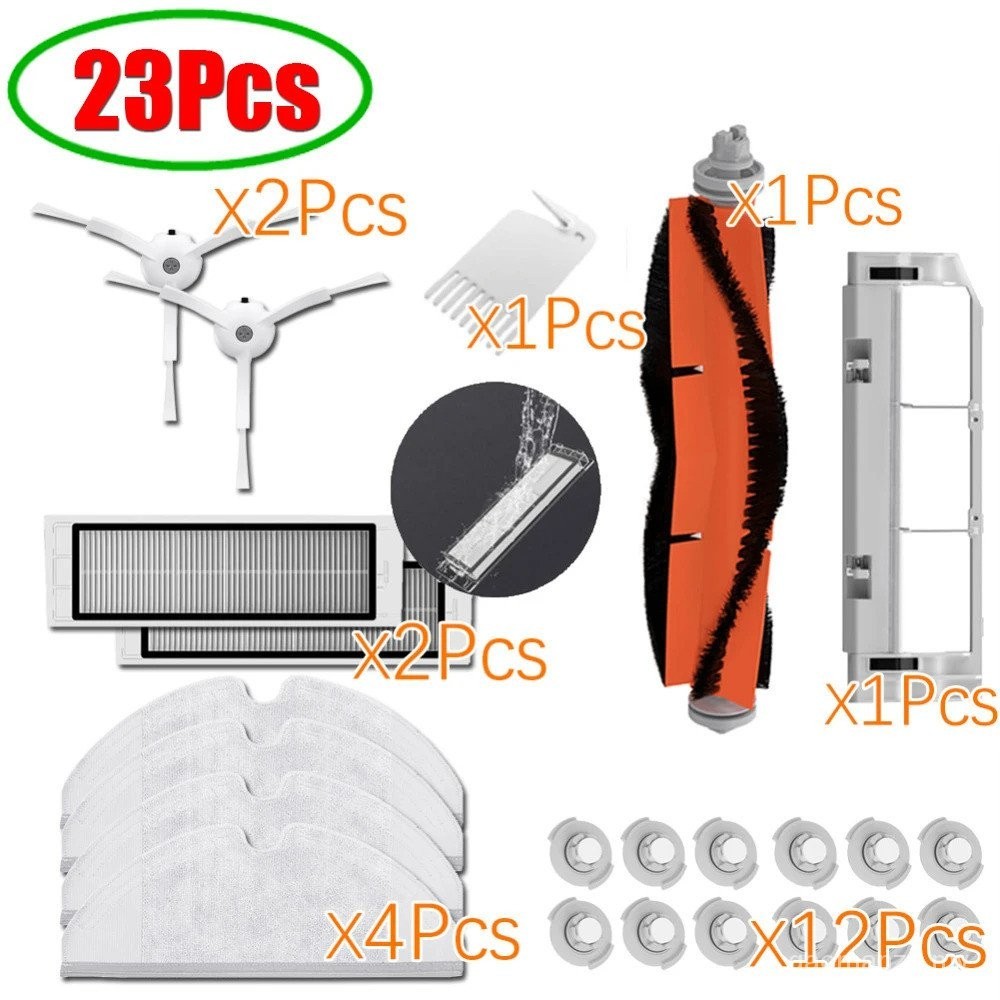 Sesuai untuk Xiaomi Roborock Robot S50 S51 E35 pembersih vakum alat ganti kit Mop cloth Wet ...