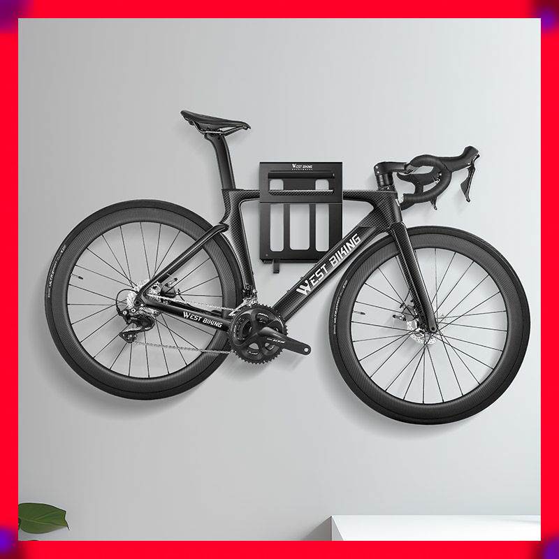 Bicycle Wall Mounted Rack Carbon Steel MTB Fixie Stand Wall Mount ...