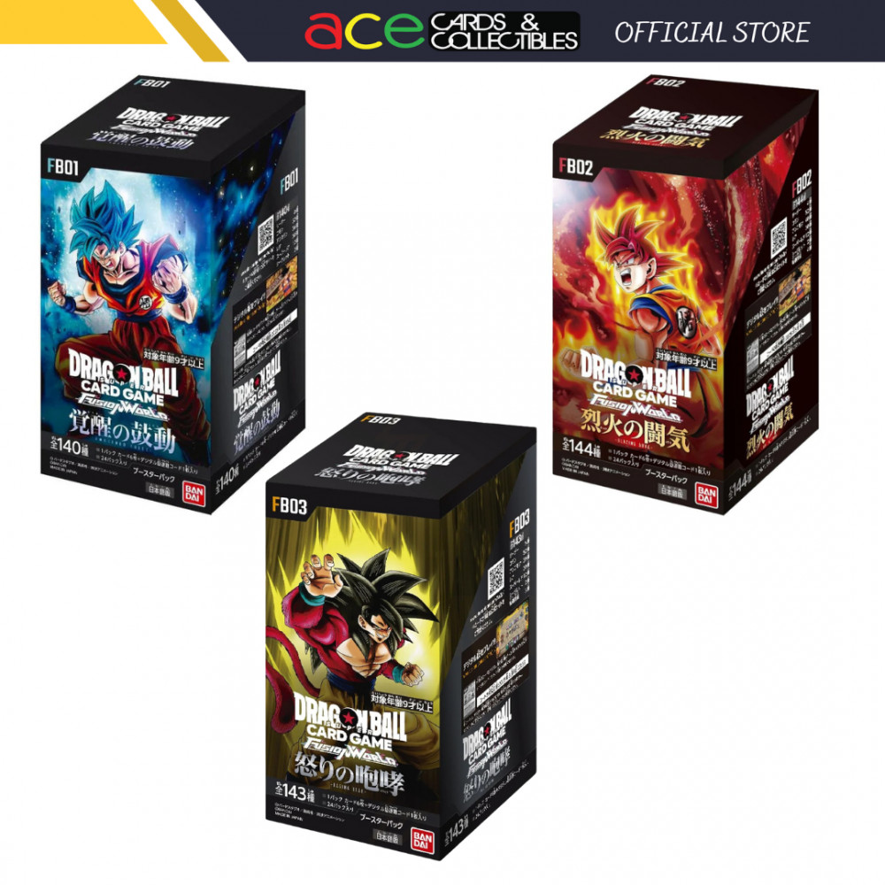 Dragon Ball Super TCG: Fusion World FB-01/FB-02/FB-03/FB03 Booster Box (Japanese) | Shopee Malaysia