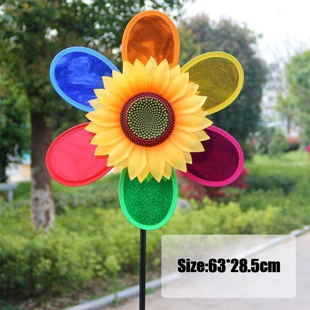 INTERESTING Colorful Sunflower Windmills Outdoor Activities For Home ...