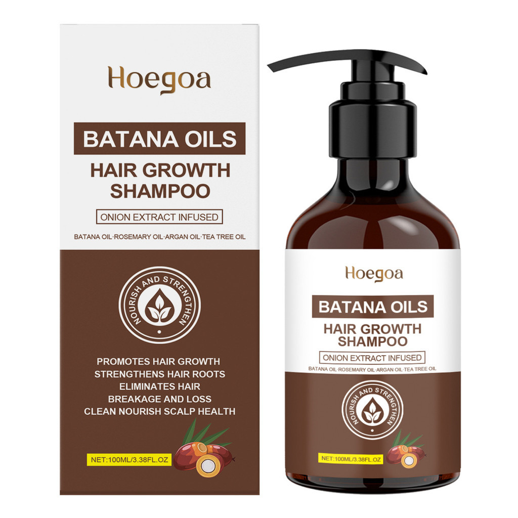 100ml HOEGOA Batana Oil Shampoo Moisturising Scalp Smoothing Oil ...