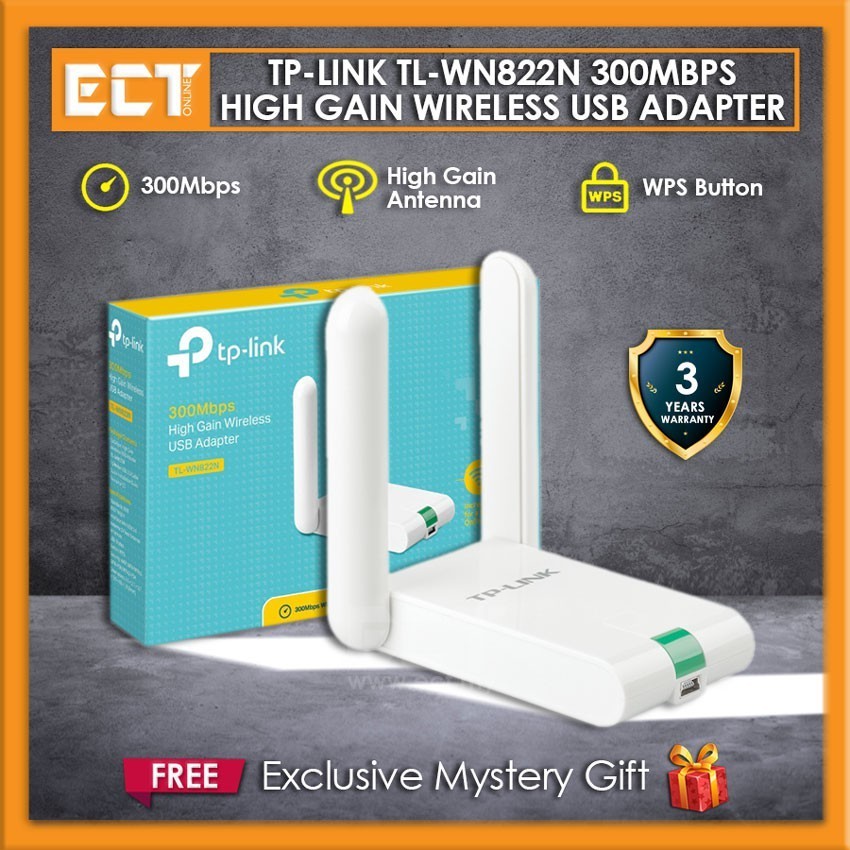 TP-Link TL-WN822N 300Mbps High Gain Wireless USB Adapter | Shopee Malaysia
