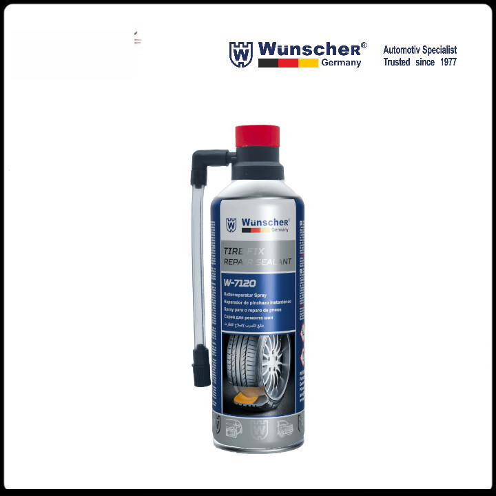 Wunscher TireFix Tire Repair Sealant 450mL ( made in germany ) W-7120 ...