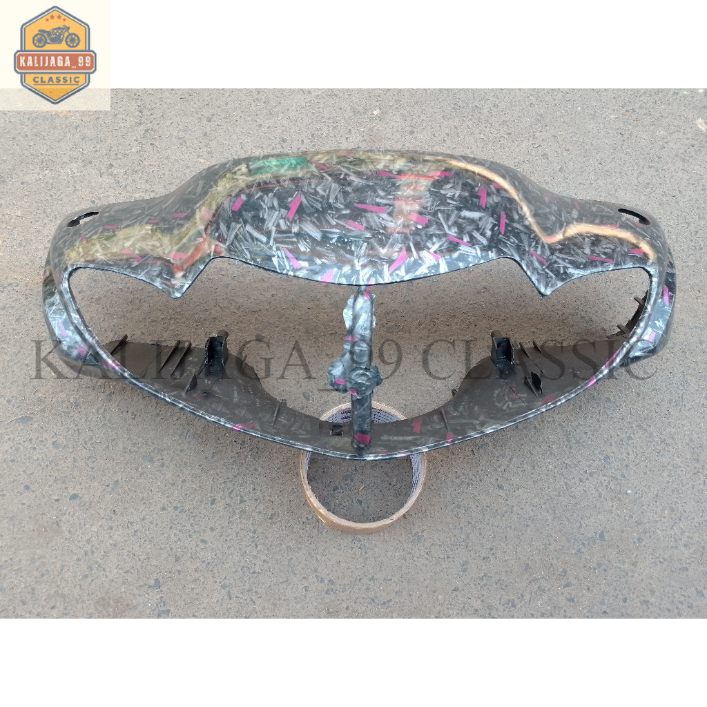 Front Shell of Suzuki Smash Lama Old Carbon Wtp Forget/Kevlar Glossy ...