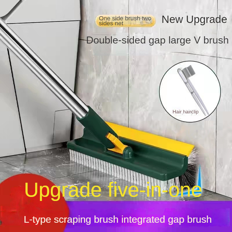 Berus lantai tiga dalam satu, pemegang panjang, bilik mandi, pengelap ...