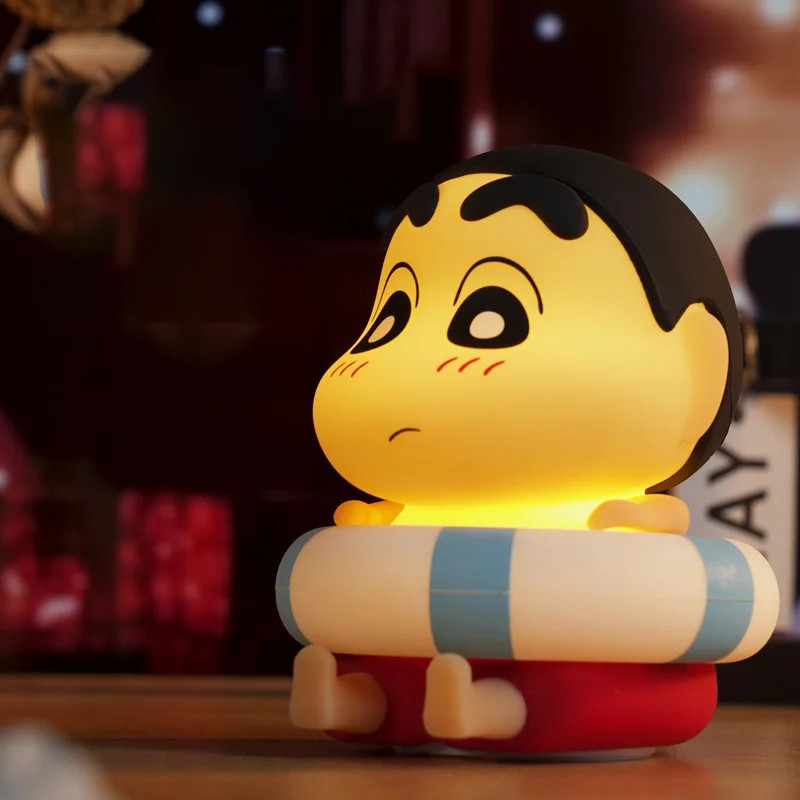 Crayon Shin-Chan Night Light Figures Shinnosuke Model Bedside Lamp Doll ...