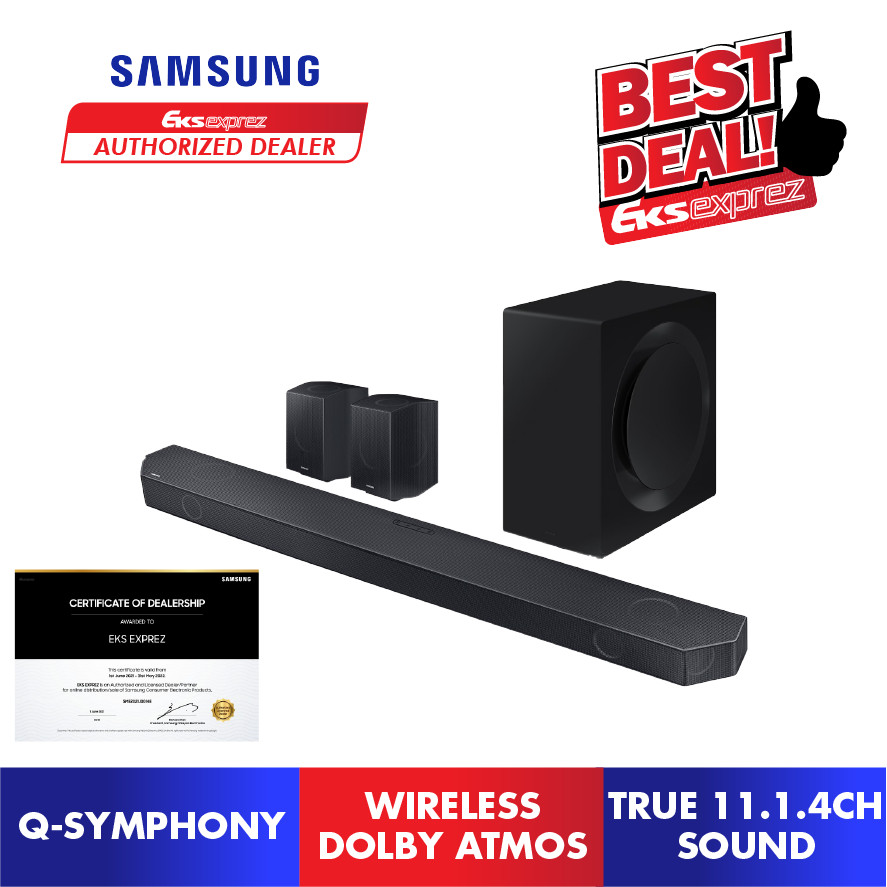 Samsung Q-Series Soundbar Q990C/ HW-Q990C/XM 11.1.4ch with Sub woofer ...