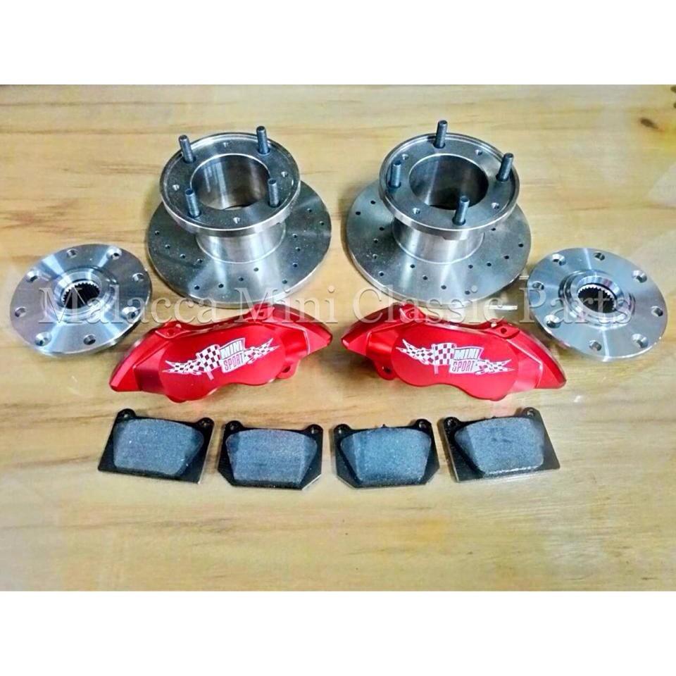 Classic Mini Cooper Mini Rover Mini Austin Alloy 4 Pot Brake Conversion ...