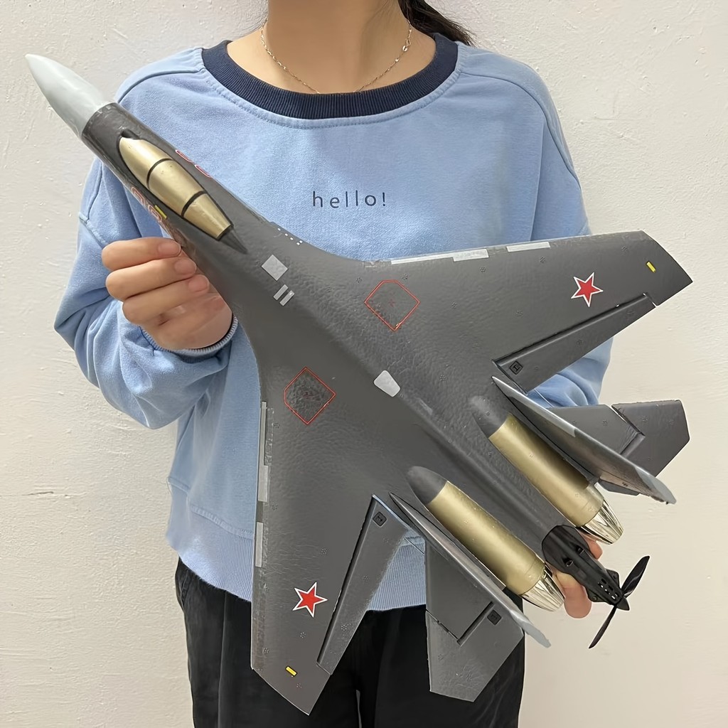 SU-35 Remote Control Fighter Fixed-wing Stunt Four-channel SU-35 Model ...