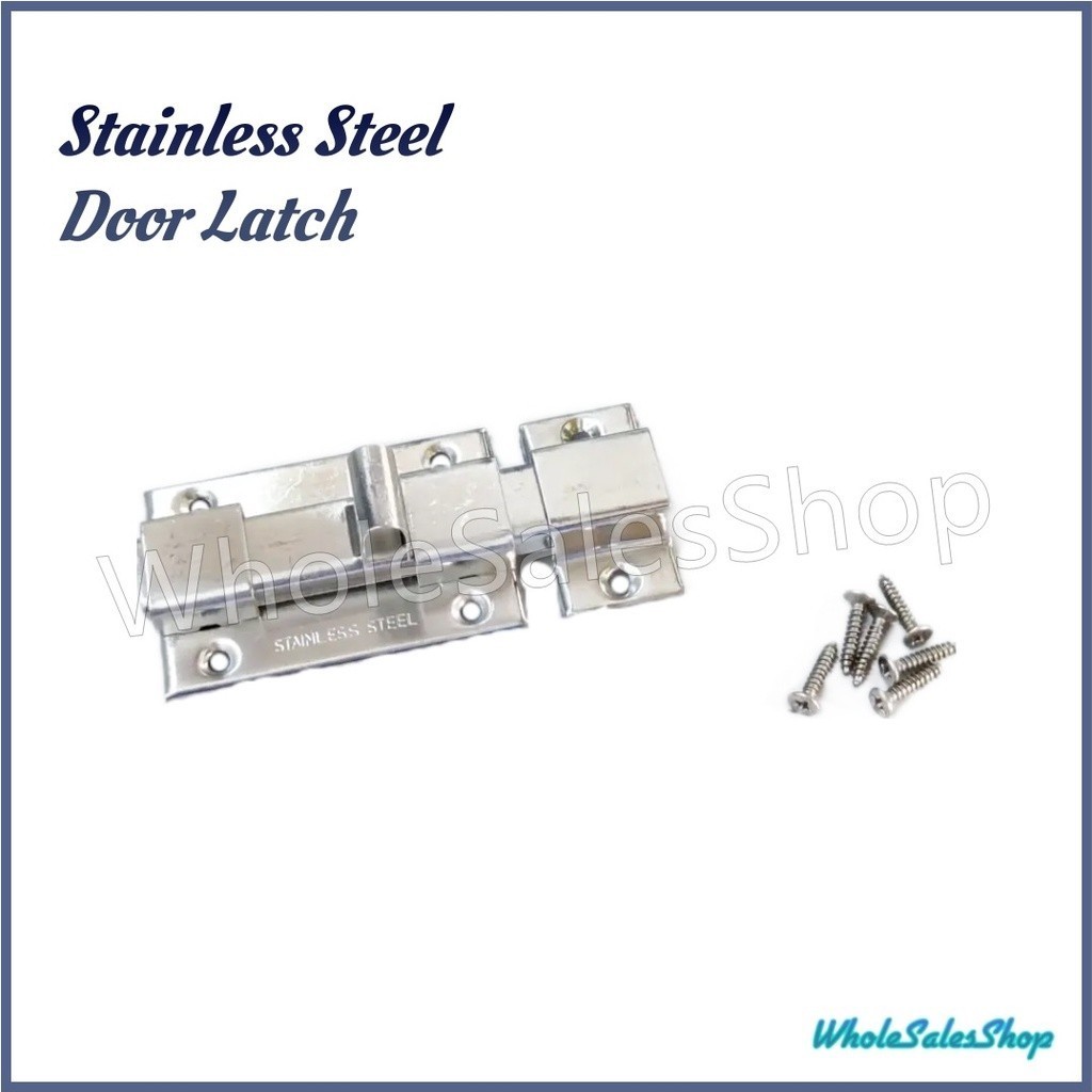 Stainless Steel Square Latch Door Latch Steel Square Bolt Door Slug ...