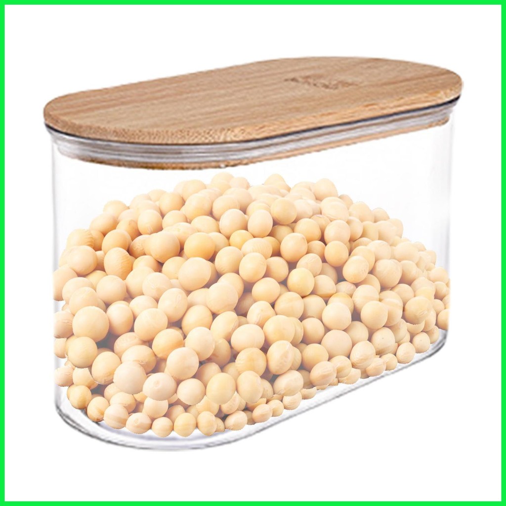 Cereal Seal Container Food-grade Clear Grain Storage Barrel Transparent ...