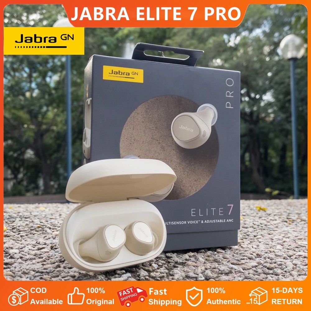 Jabra Elite 7 Pro True Wireless Earbuds with Mic and IP57 Waterproof ...