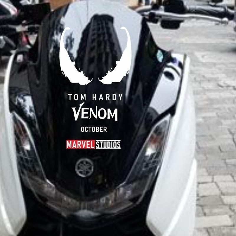 Modified Motorcycle Electric Vehicle Windshield Car Sticker Scooter ...