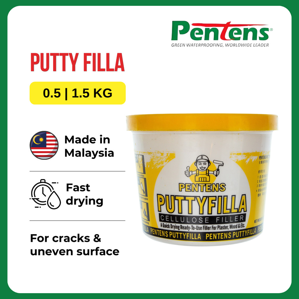 [Tukang] Made in Malaysia, PENTENS Waterproof Wall Filler, Epoxy Putty ...