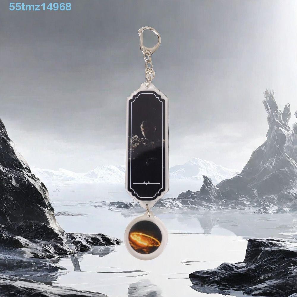 TMZ1 Acrylic Keyring, Black Myth Wukong Chinese Style WuKong Figure ...