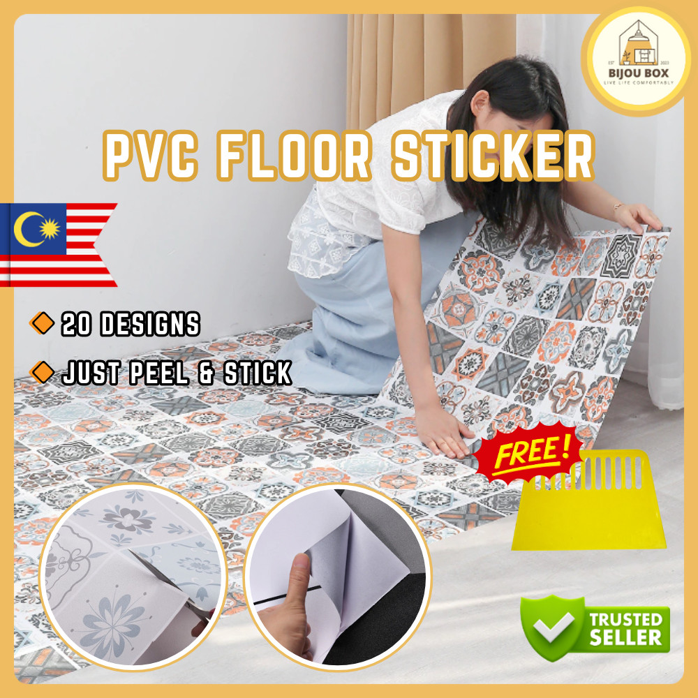 BijouBox Vinyl Waterproof PVC Floor Sticker Waterproof Vinyl Wallpaper ...
