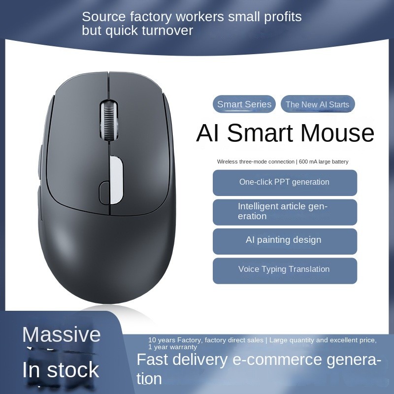 Smart AI Mouse Dual Mode Writing Computer Wireless Bluetooth Mouse ...