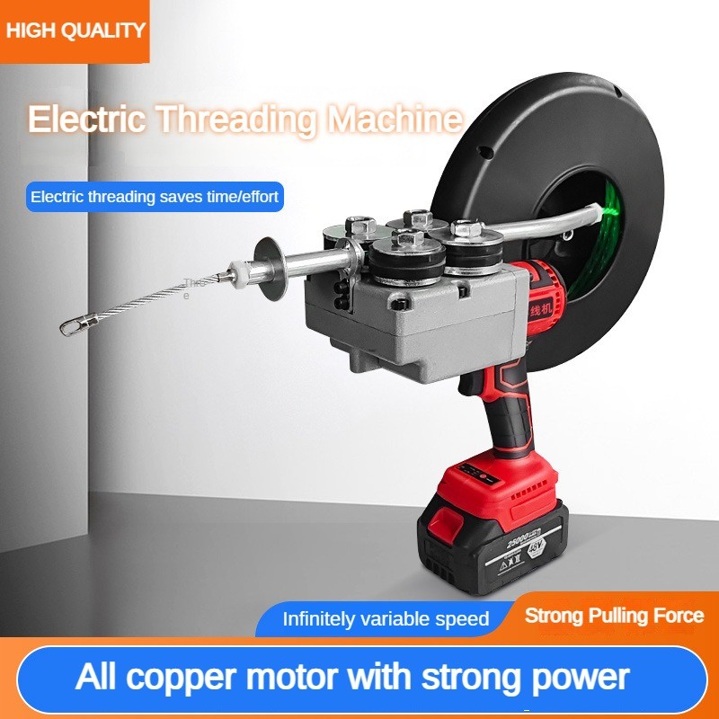 Portable Industrial Electric Threading Machine Automatic Electrician ...