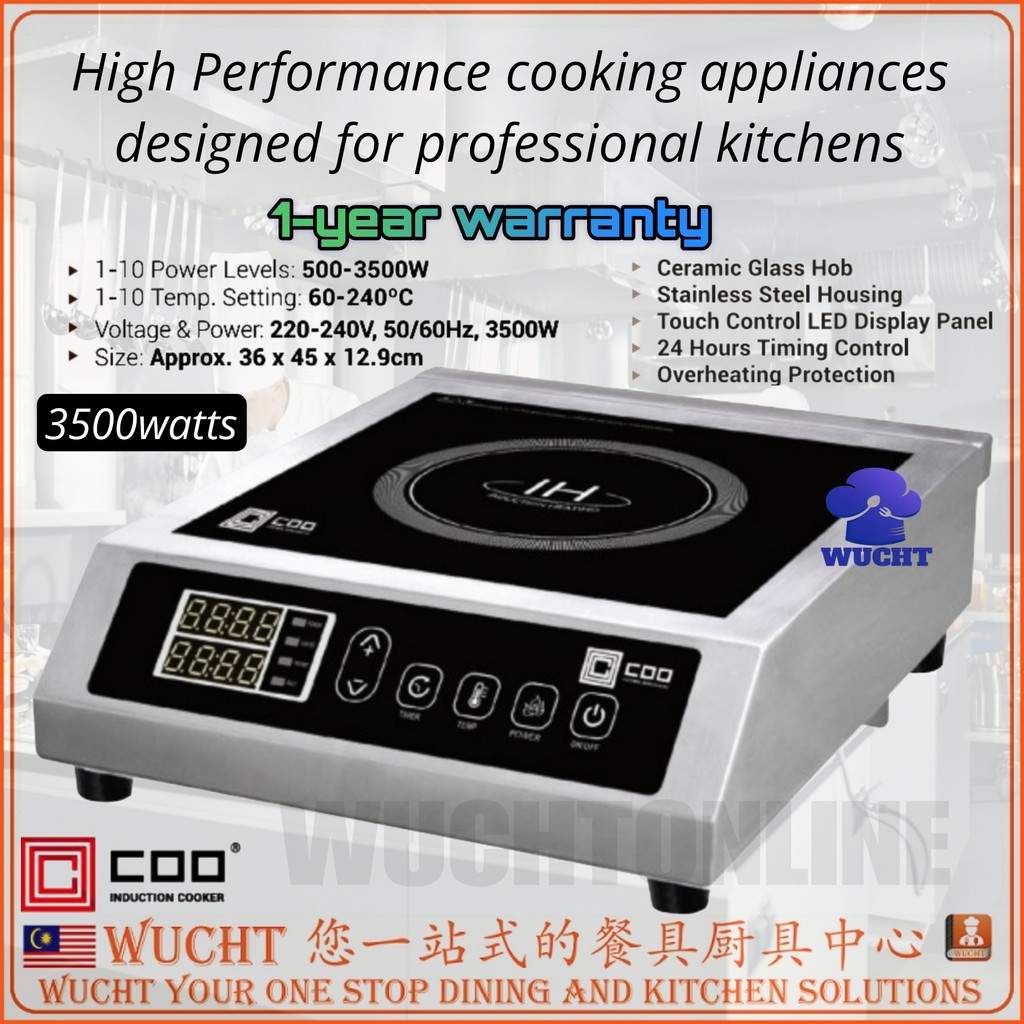 【WUCHT】COO 3500W Commercial Table Top Induction Cooker 3500w Ceramic ...