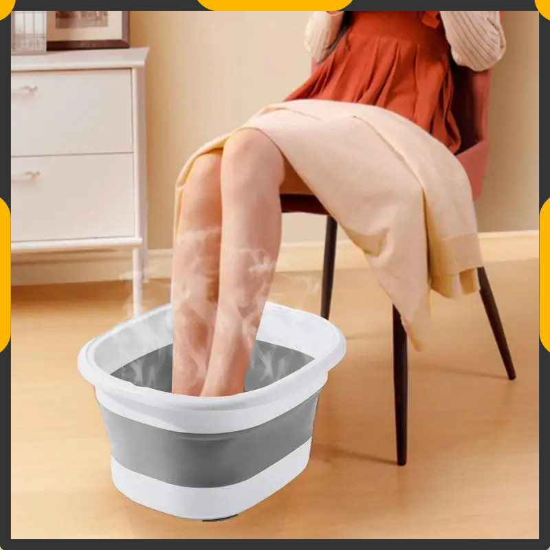 Collapsible Foot Bath Bucket Foot Massage Foot Bath SPA / Baldi Mandian ...