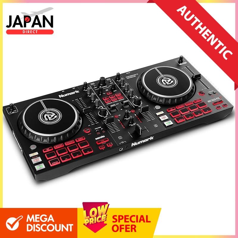 Numark DJ Controller 4 Decks Touch Sensitive Jog Wheel Serato DJ Lite ...