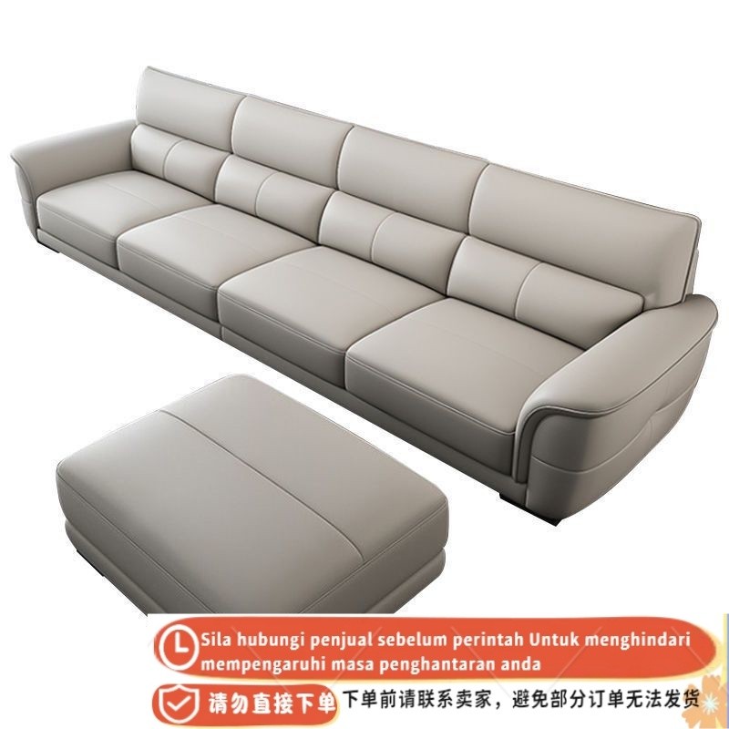 City Famous Modern Simple Leather Sofa Large and Small Apartment Type ...