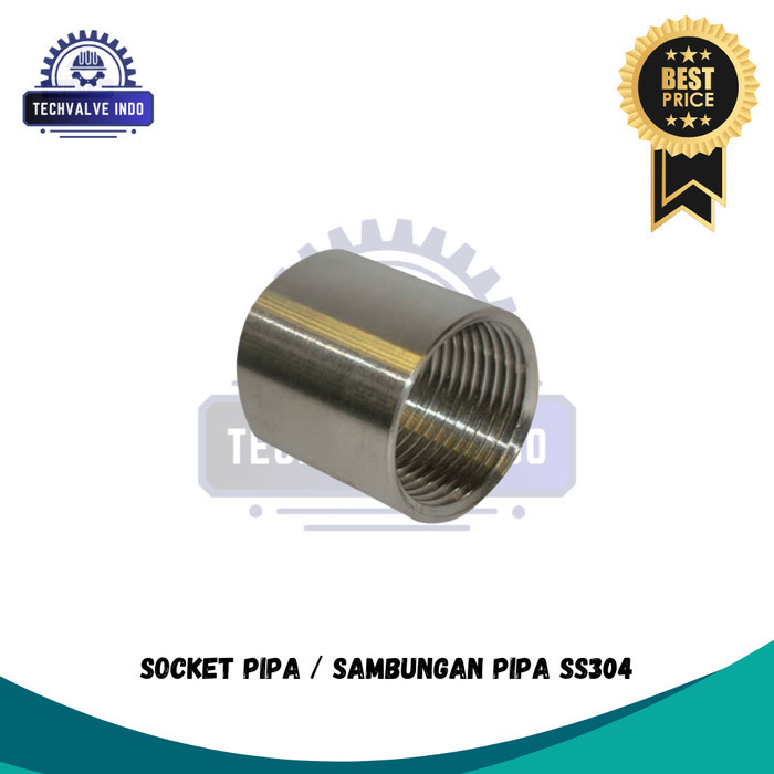 Pipe SOCKET / PIPE CONNECTION STAINLESS STEEL 304 4" INCH | Shopee Malaysia