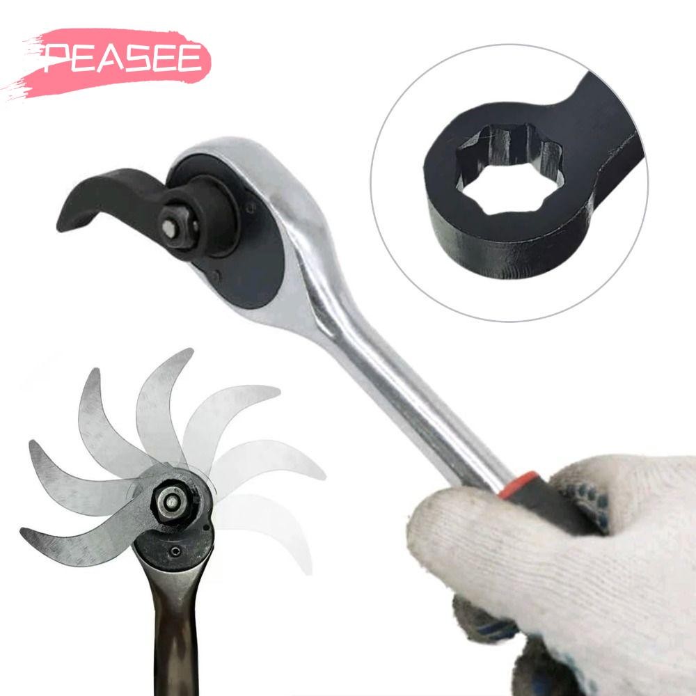 [PEASEE] Pry Bar Wrench Head, Heavy-Duty Crowbar Fits 3/8" Ratchet ...