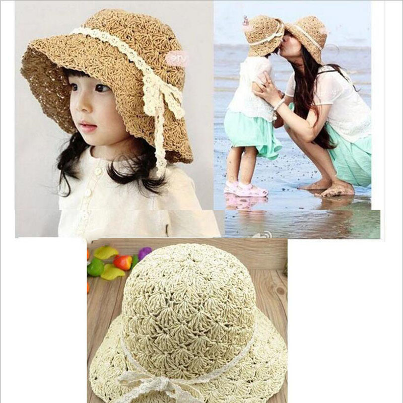 Topi Kanak-Kanak Gaya Korea Topi Jerami Anyaman Jerami Buatan Tangan ...