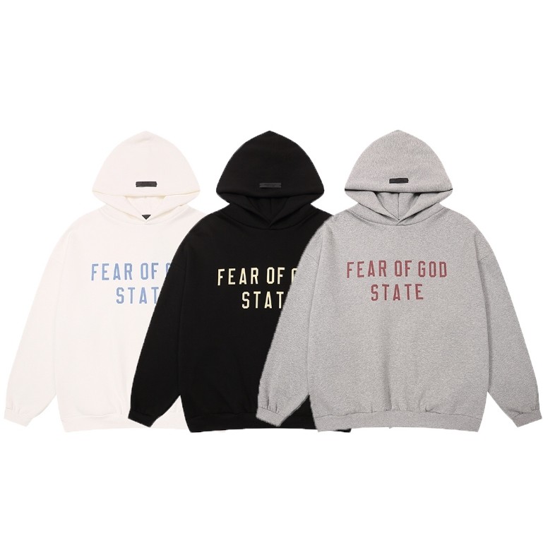 Fear of God Essentials Fall24 BACK TO SCHOOL Series Logo Printed Hoodie ...