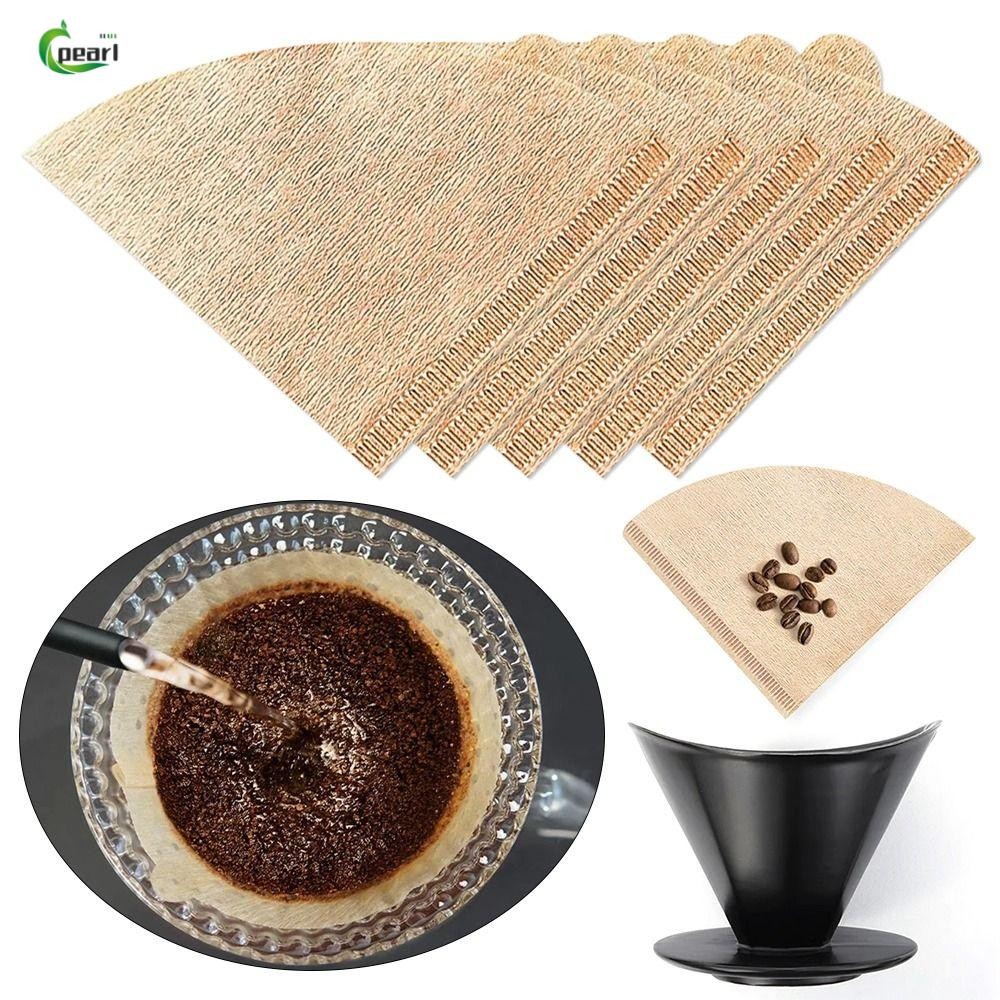PEARL 40Pcs Hand-brewed Coffee, Special Wood Pulp Coffee Filter Paper ...