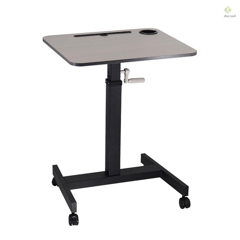 Computer Lift Desk Adjustable Standing Desk Small Black Computer Desk ...