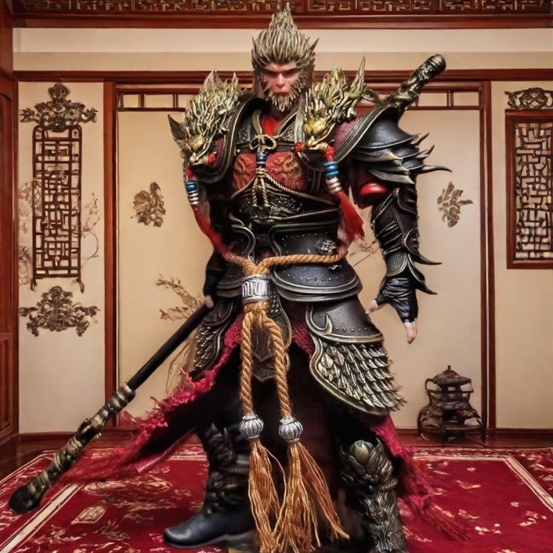 Black Myth Wukong Model Statue Car Decoration Sun Wukong Doll ToygkHand ...