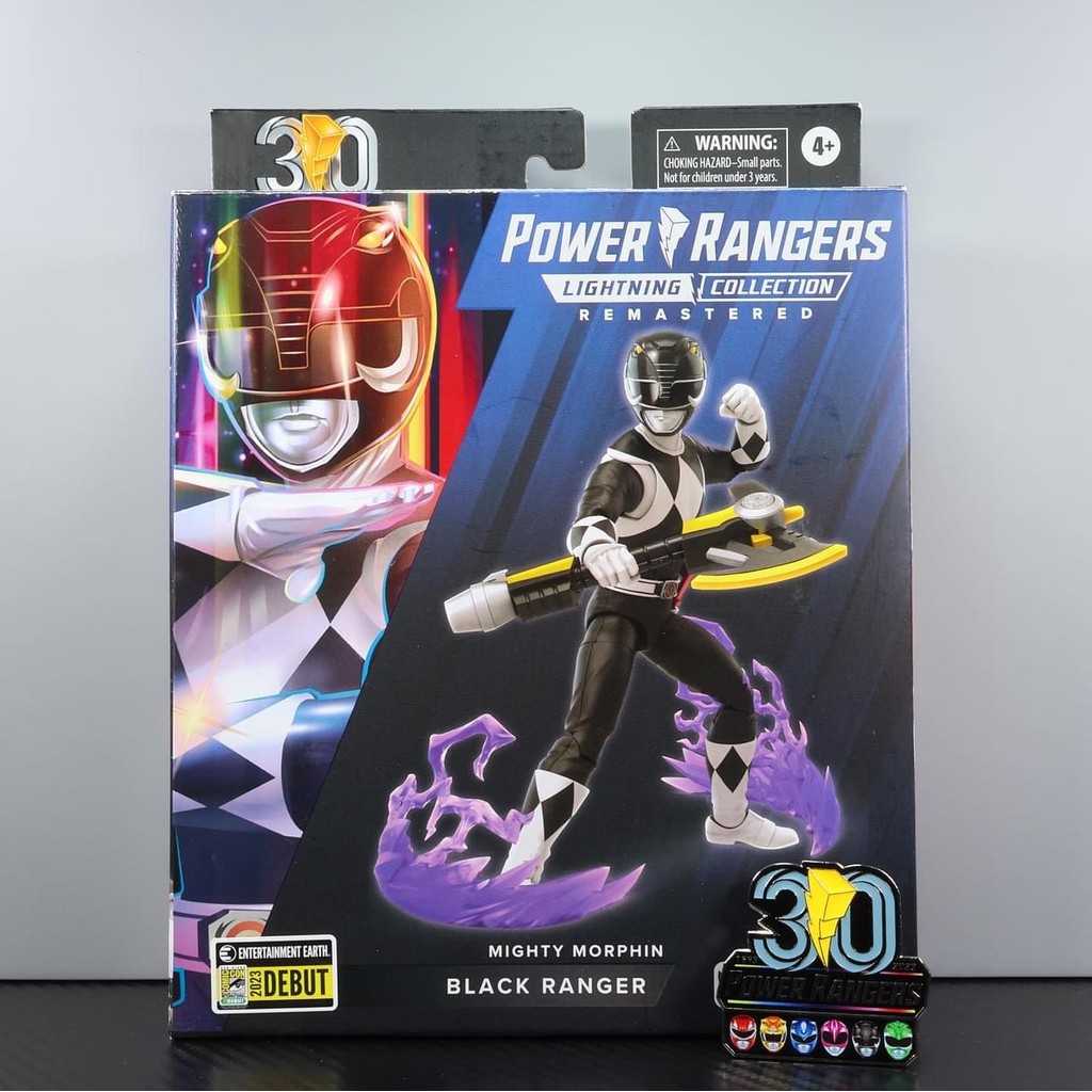 Power Rangers Lightning Collection Remastered Black Ranger | Shopee ...