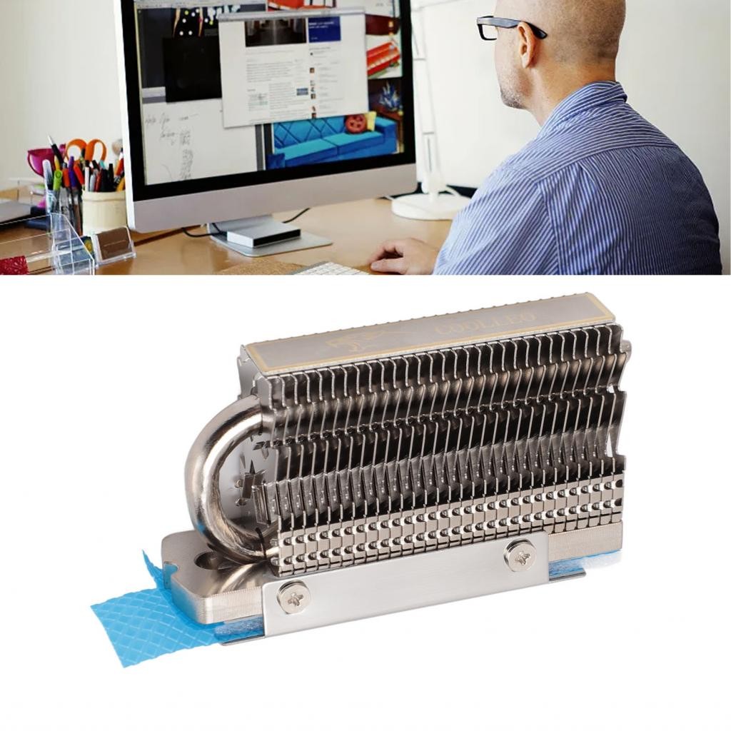 Sudi M.2 2280 SSD Heatsink Silver Double Sided Reflow Soldering Process ...