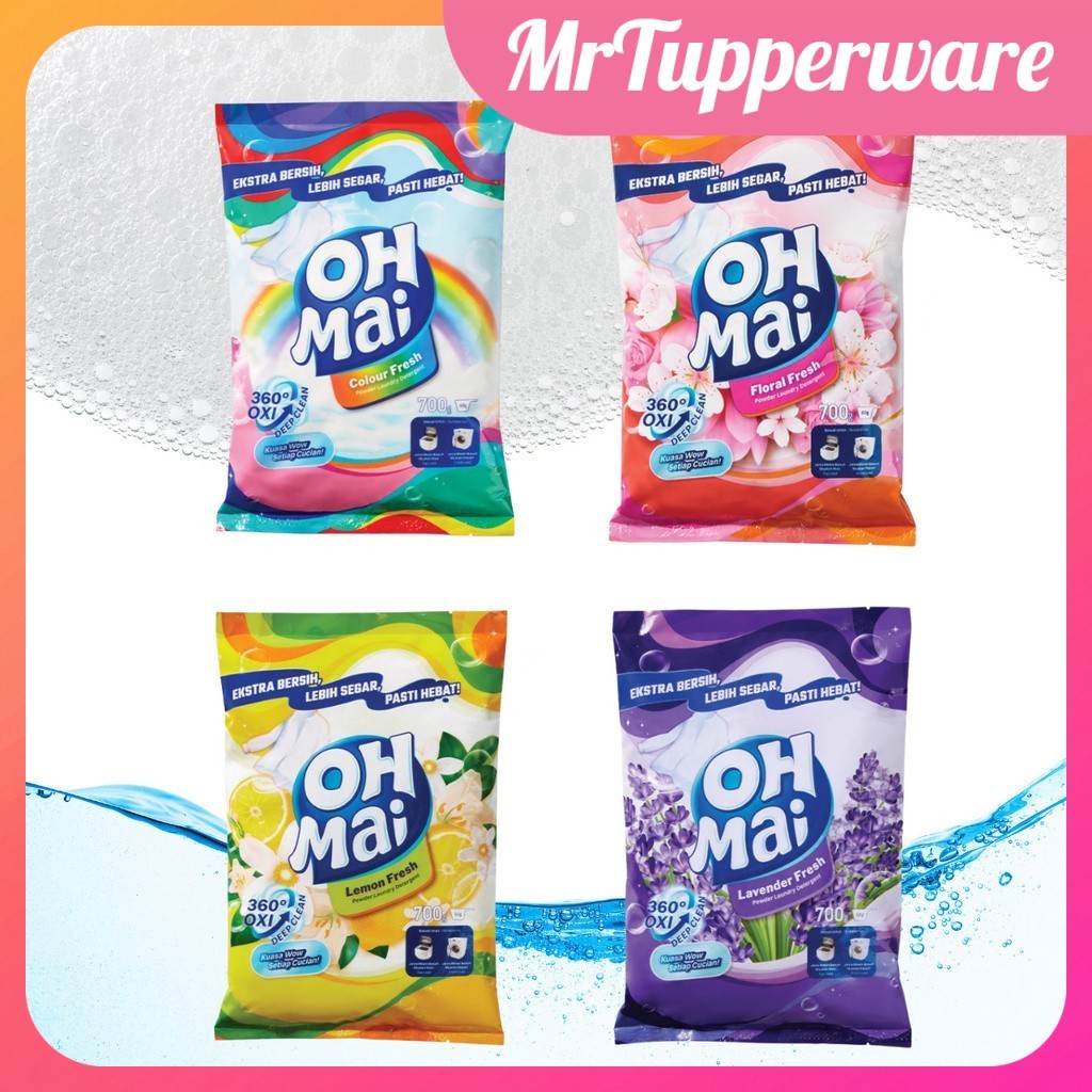 (TOP & FRONT LOADER) TPW OH MAI Laundry Powder Detergent Clean Laundry ...