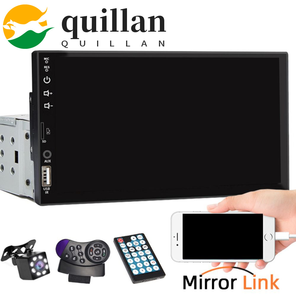QUILLAN 7 Inch Car Radio, Touch Screen Multimedia Universal Autoradio ...