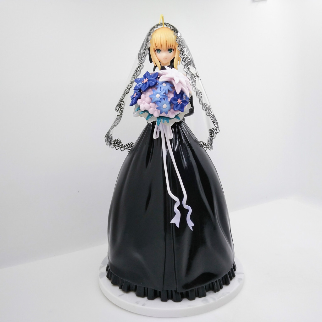 Fate Night 10th Anniversary Wedding Dress Saber Saber Black Wedding ...