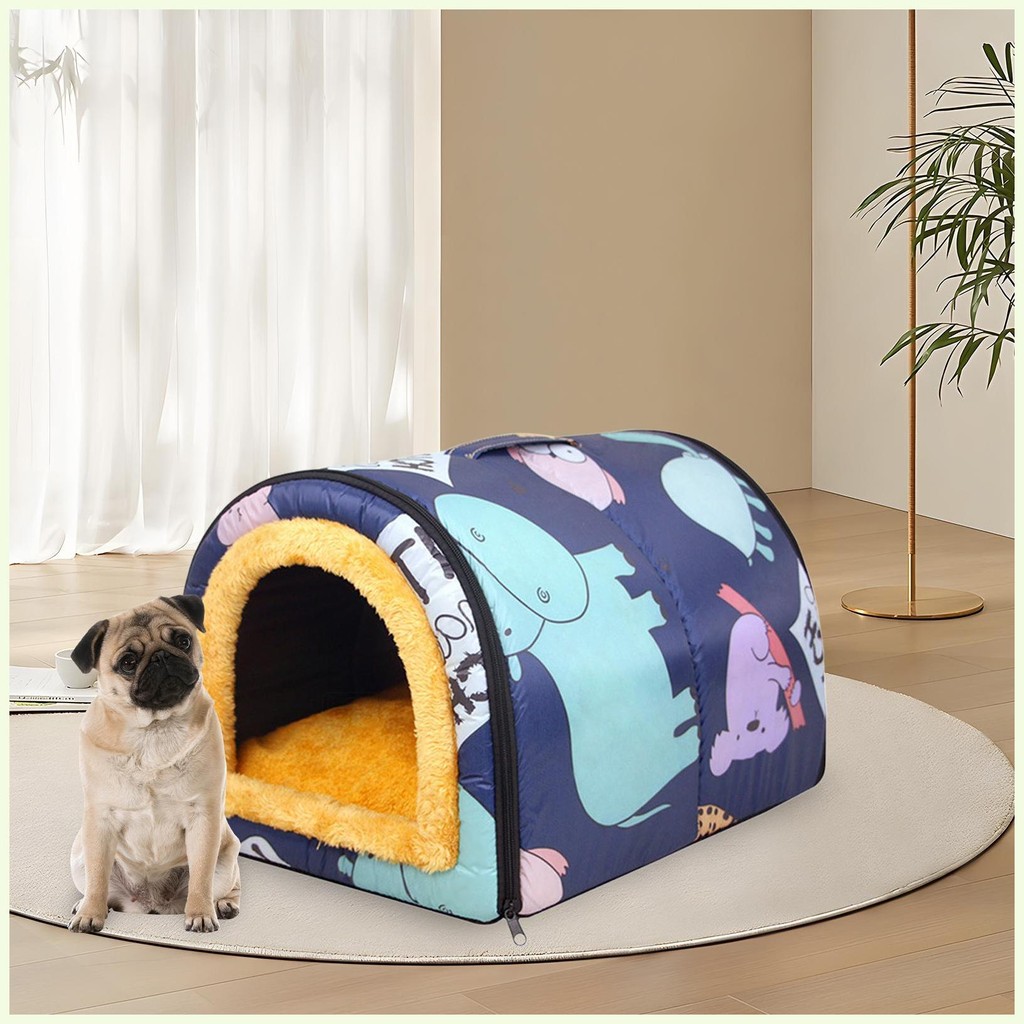 Dog Cave Pet House Washable Cats Shelter Waterproof Outdoor Cat House ...