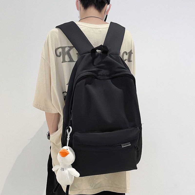 Backpack Men's Junior High School Large-Capacity Travel Backpack Casual ...