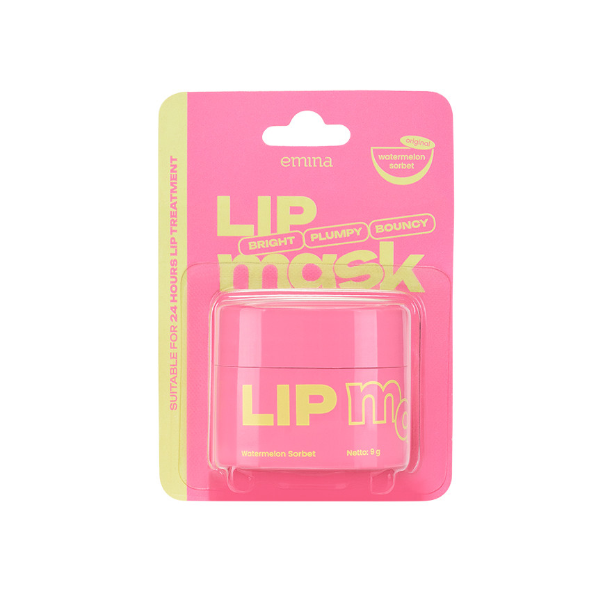 Emina Lip Mask 9g - Shea Butter and 7 Natural Oils | Shopee Malaysia