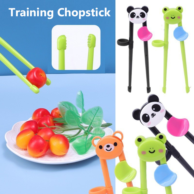 Kids Training Chopstick Cartoon Animal Portable Chopsticks Toddler ...