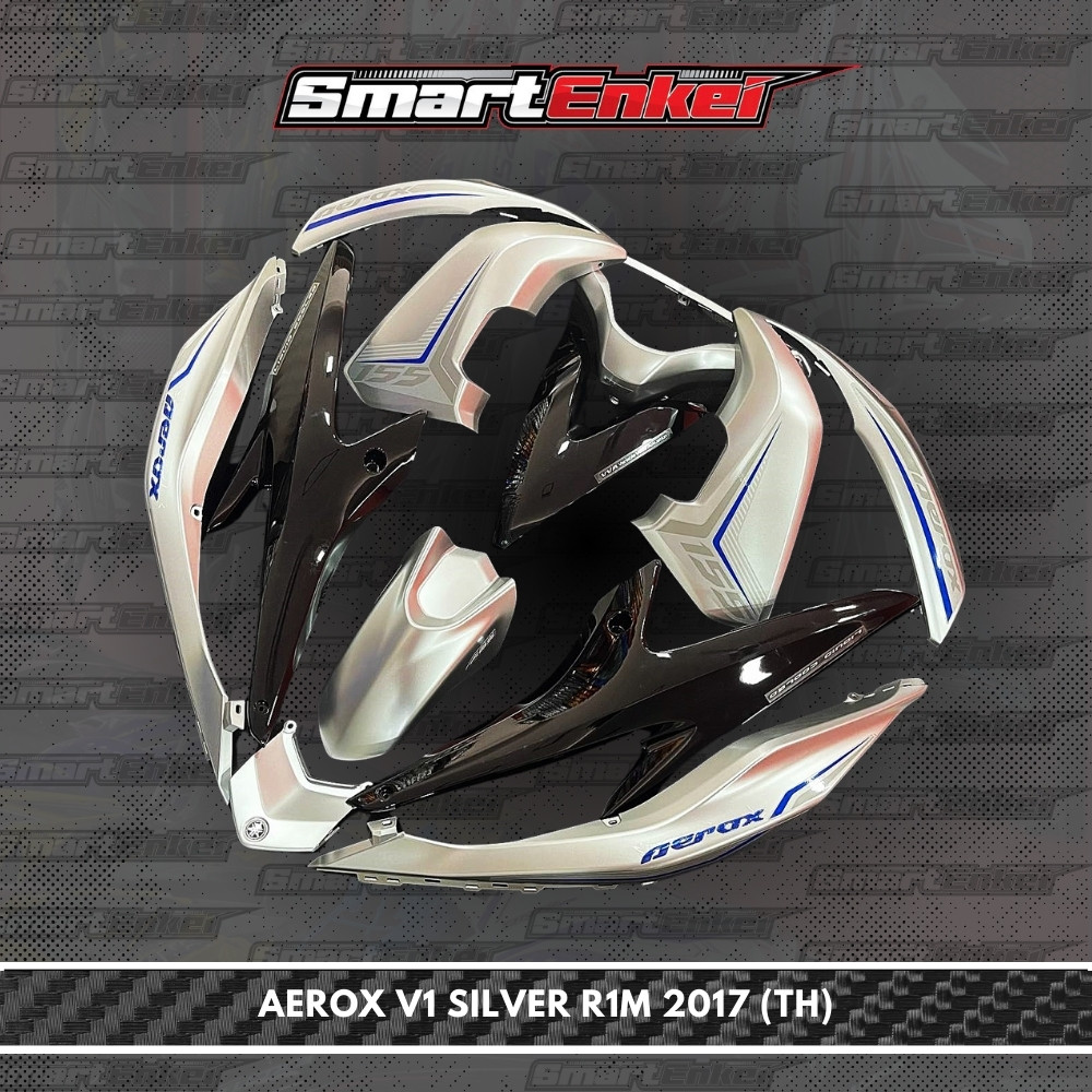 ORIGINAL - NVX155 V1 AEROX SILVER BLUE 2018 COVERSET ORIGINAL THAILAND ...